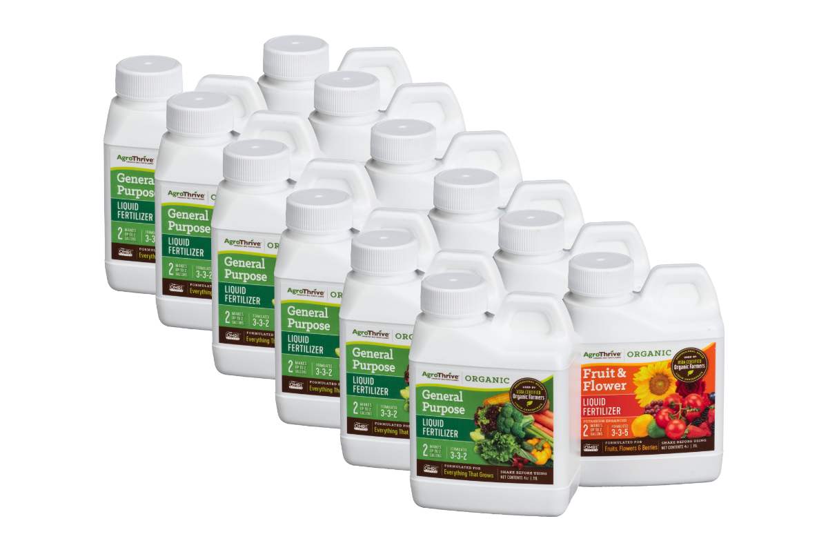 AgroThrive Organic Liquid Fertilizer | Sample Bundle | Fast Acting ...